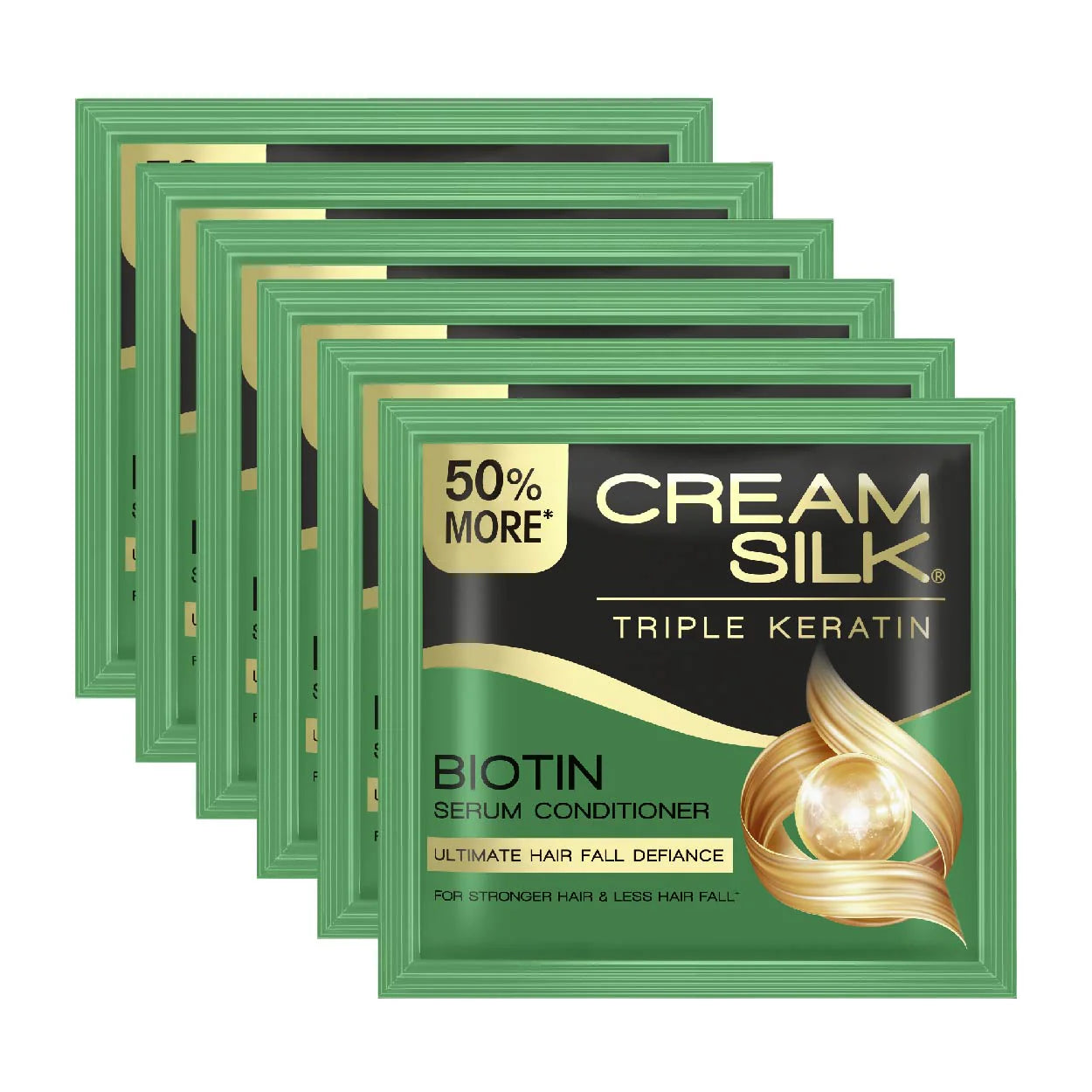 Cream Silk Triple Keratin Biotin Serum Conditioner Ultimate Hair Fall