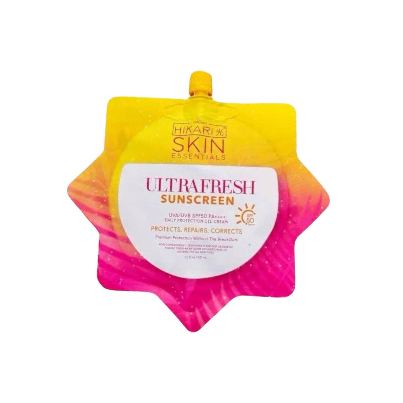 Hikari Skin Ultra Fresh Sunscreen 50ml - Lightweight SPF 50 PA++++ Pro