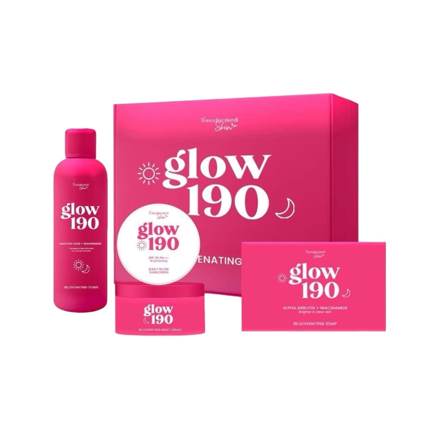Transformed Skin Glow 190 Rejuvenating Facial Set